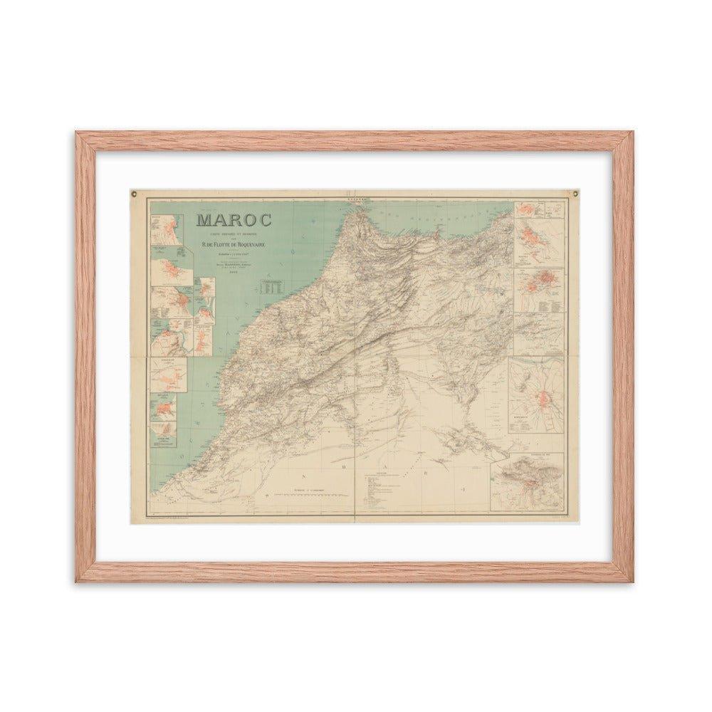 Map Of Morocco - 1908 | Morocco Map – Native Threads