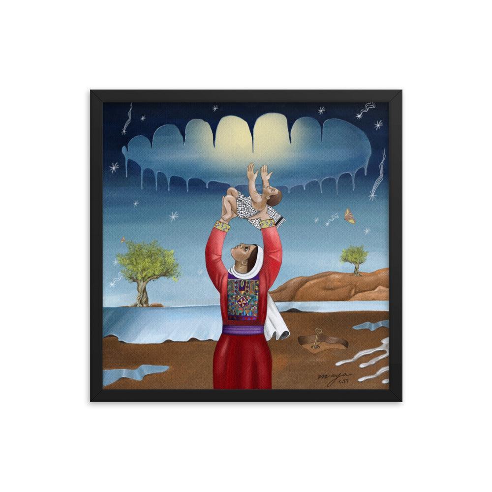 Maya Ghawi: Skies Above Palestine | Palestine Art – Native Threads